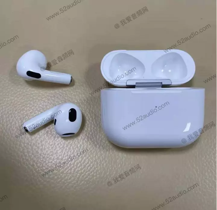 Apple Airpods 3 dans le nouveau design est apparu sur le rendu et les photos en direct 11492_1