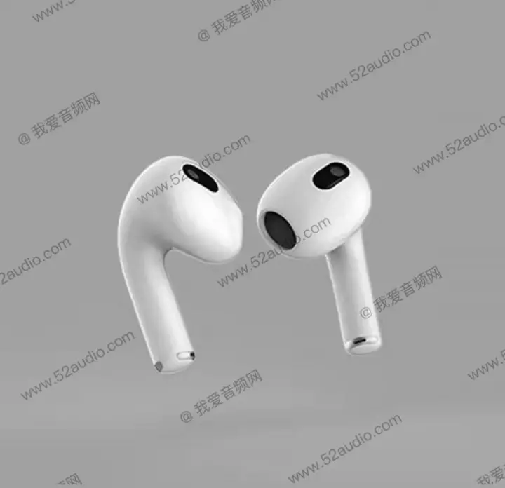 Apple Airpods 3 dans le nouveau design est apparu sur le rendu et les photos en direct 11492_6