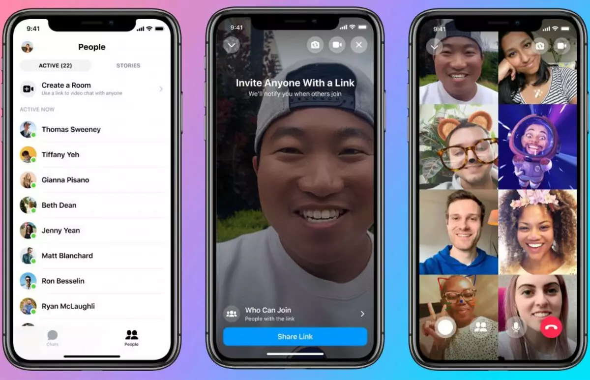 Facebook launches video calls with 50 people