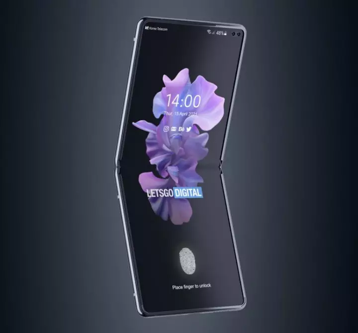 Samsung Privattivi Mekkaniżmu Folding Ġdid għall-ismartphones 20956_3