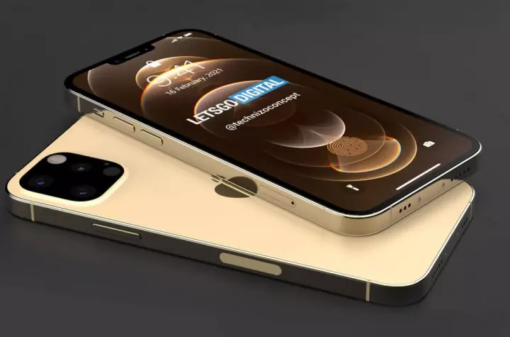 iPhone 13 Pro deher fuq rendering ta 'kwalità għolja. Fejn hu sajjetti? 21093_1