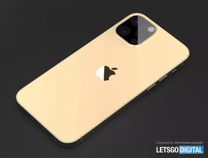 iPhone 13 Pro deher fuq rendering ta 'kwalità għolja. Fejn hu sajjetti? 21093_2