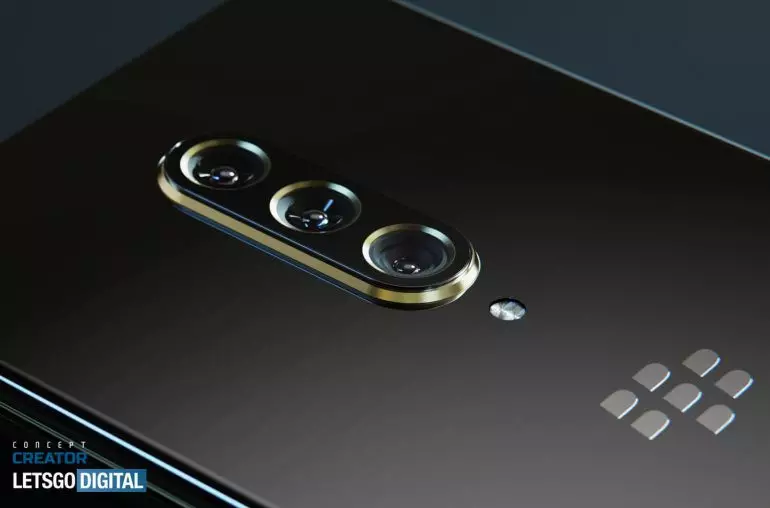 Naujas "Smartphone BlackBerry" pasirodė konceptualiuose "Renders"