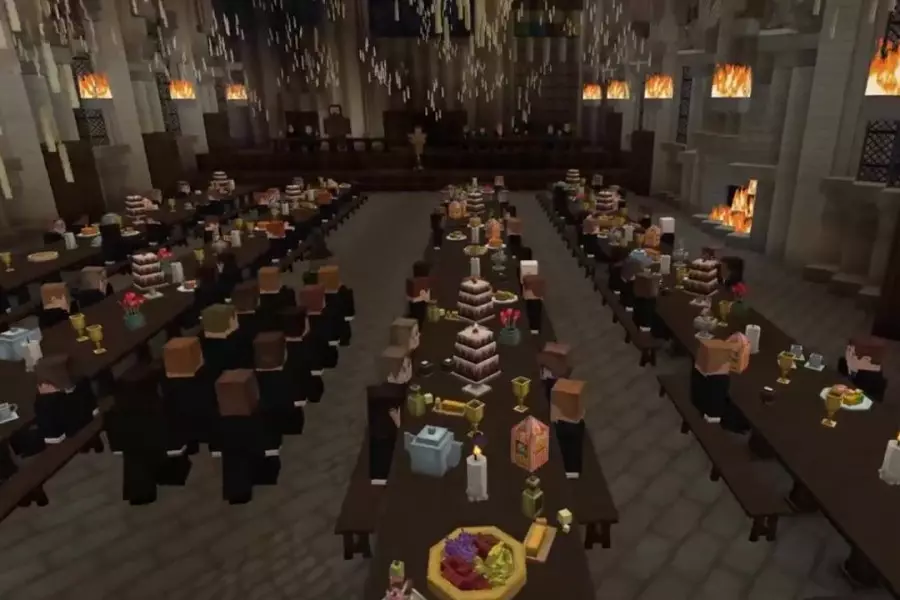 Skabt RPG spil om Harry Potter inde i minecraft