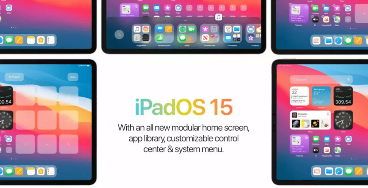 The herî nûbûnekê iPad OS 15