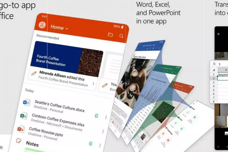 Applikazzjoni ġdida tal-Microsoft Uffiċċju tgħaqqad tliet applikazzjonijiet