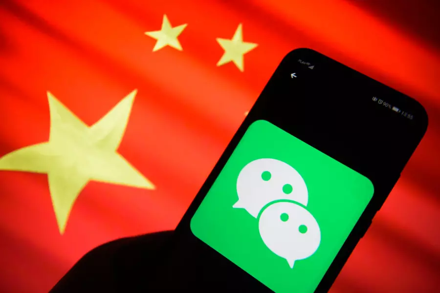 Çin 95% çünki Wechat proqram iPhone imtina edəcək