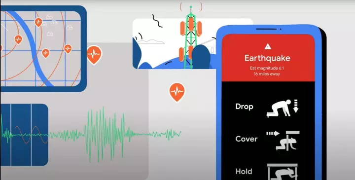 Google se smartphones Android dans les capteurs de reconnaissance sismique