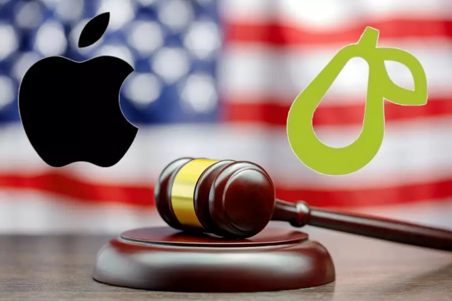 Apple croit que la poire est trop similaire à la pomme et essayant de sucer une petite entreprise