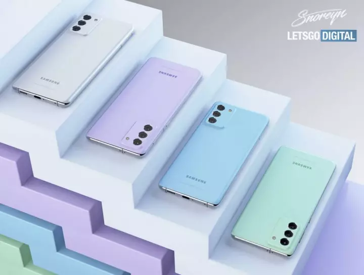 Samsung Galaxy S21 FE syntes på højkvalitetsgengivelse 36846_3