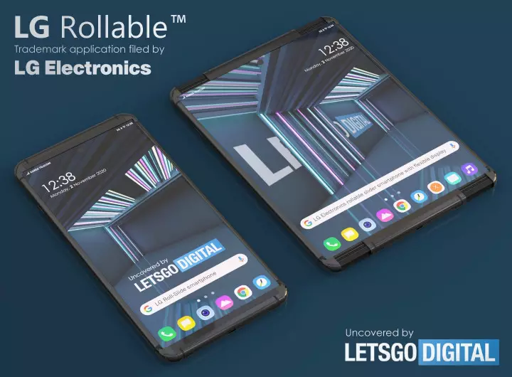Smartphone LG with a stretching screen appeared on rendering 36848_2