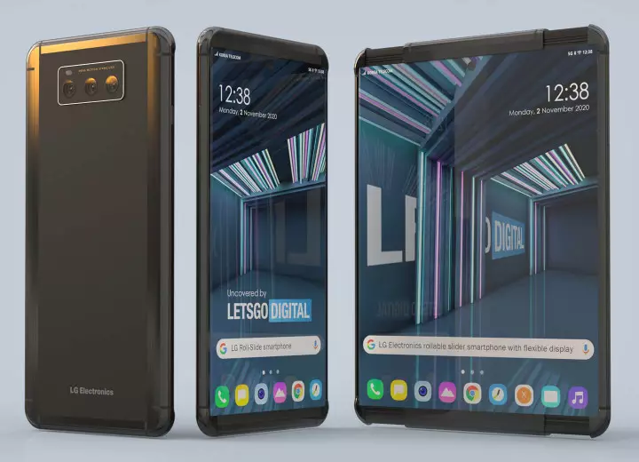 LG smartphone dengan layar peregangan muncul pada rendering 36848_6