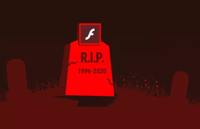 Adobe mortigos Flash Player fine de 2020