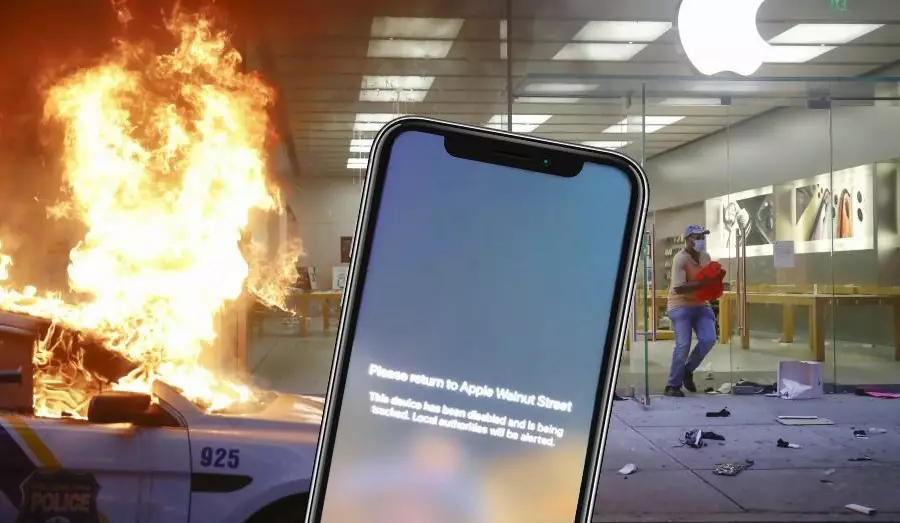 Apple blokira i staze smartphone ukraden tijekom nereda